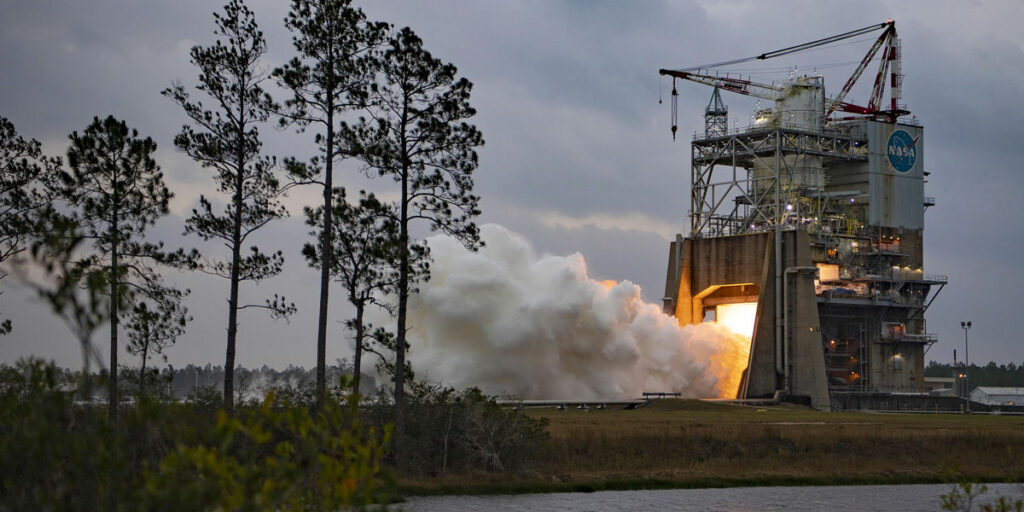 Test of redesigned rocket engine shut down early - 256 Today