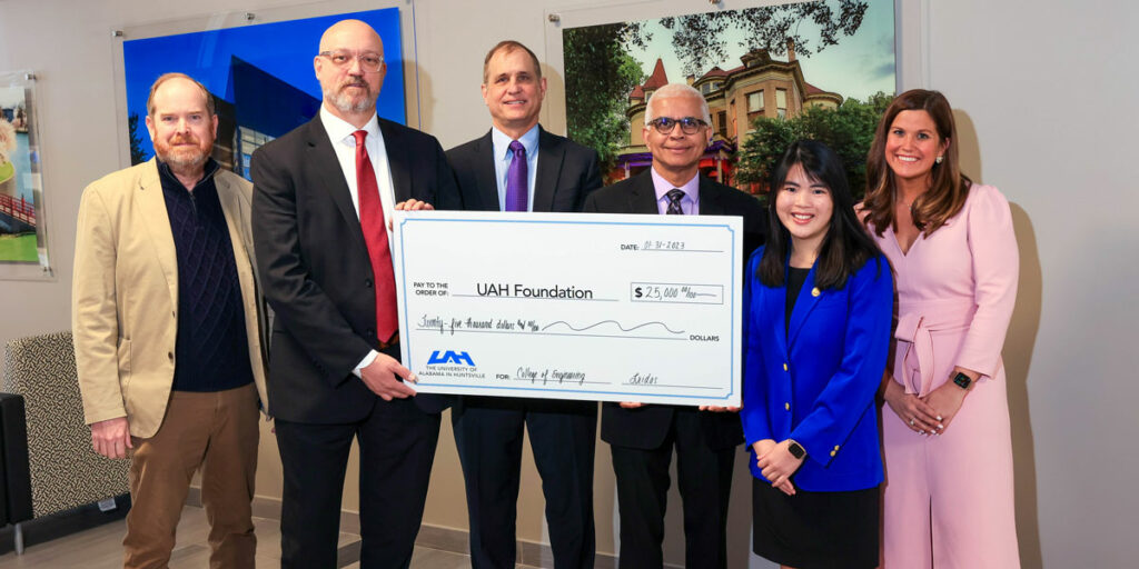 Leidos Dynetics donates $25K to UAH Engineering - 256 Today