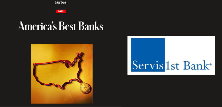 ServisFirst 15th on Forbes Best Banks list - 256 Today