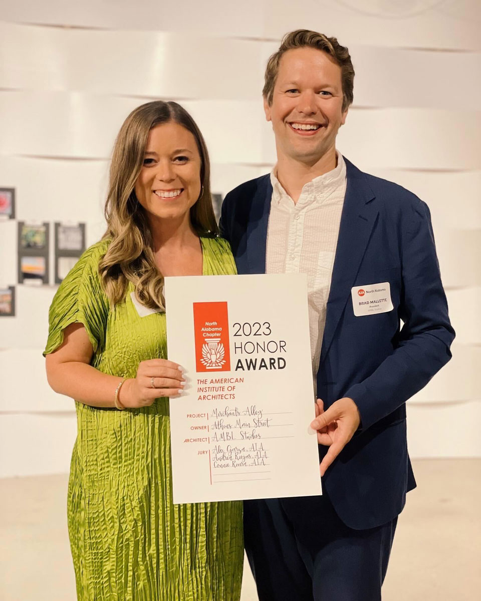 Athens' Merchant's Alley recognized with design award - 256 Today