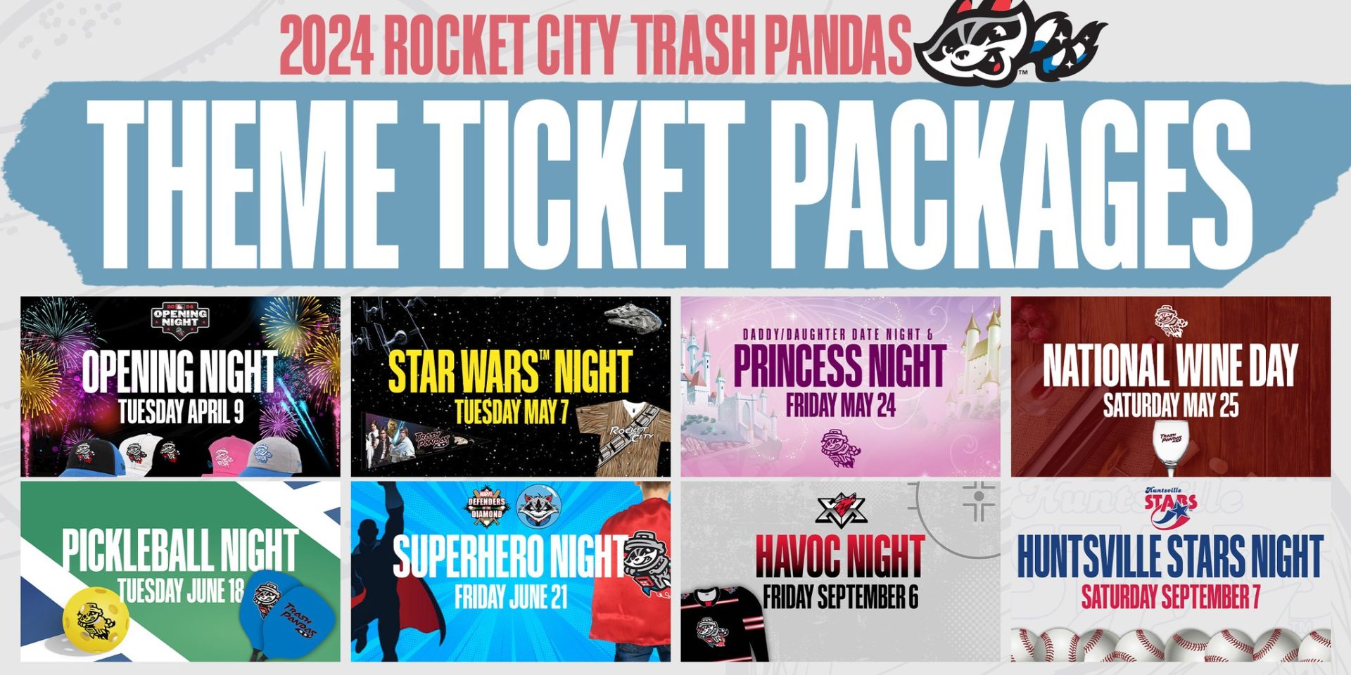 Trash Pandas announce ‘exciting,’ varied lineup of theme night packages ...