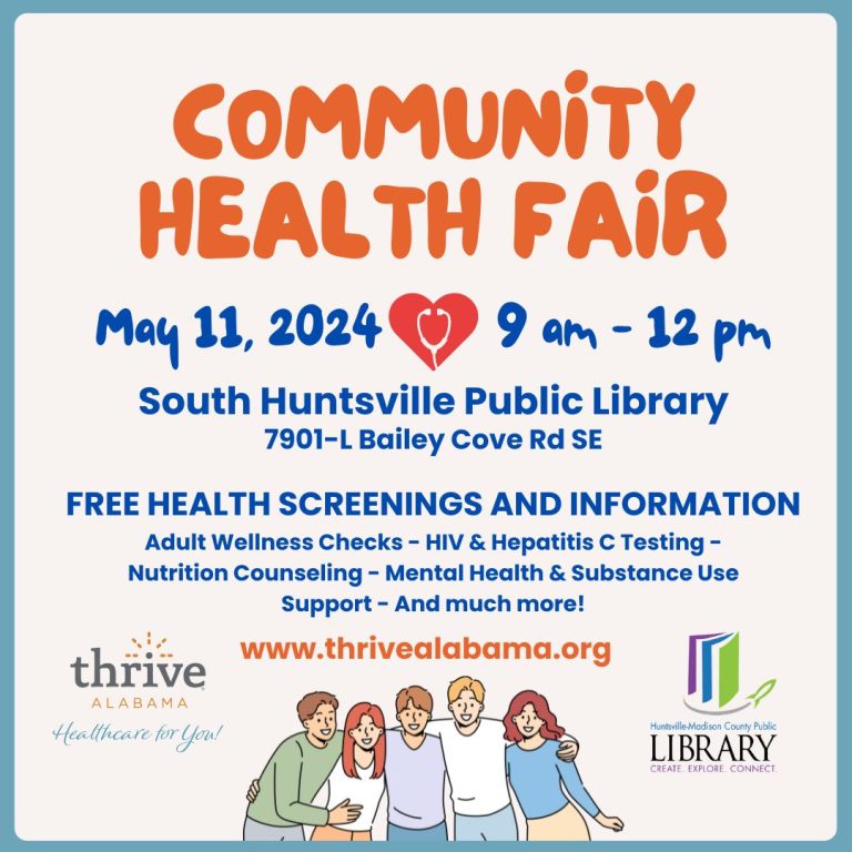 Thrive Alabama relocates Huntsville adult clinic; offers free health ...