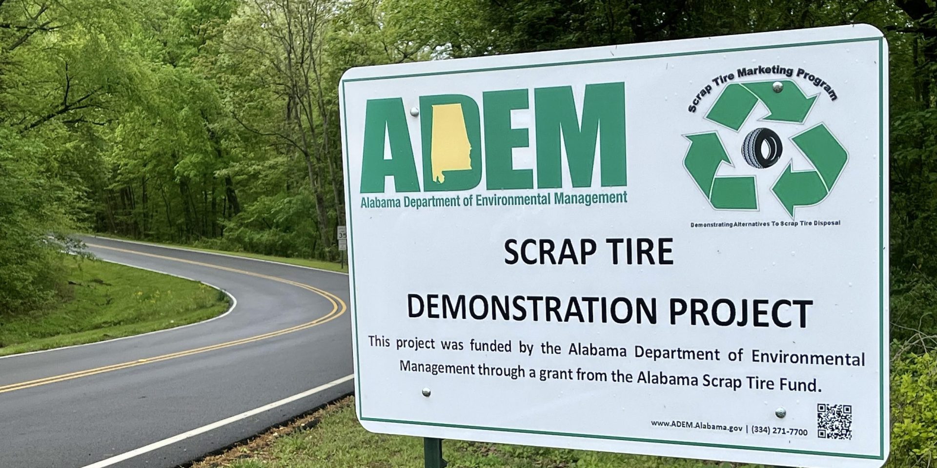 Rubber meets the road: State shows off roads made of tires at Joe ...