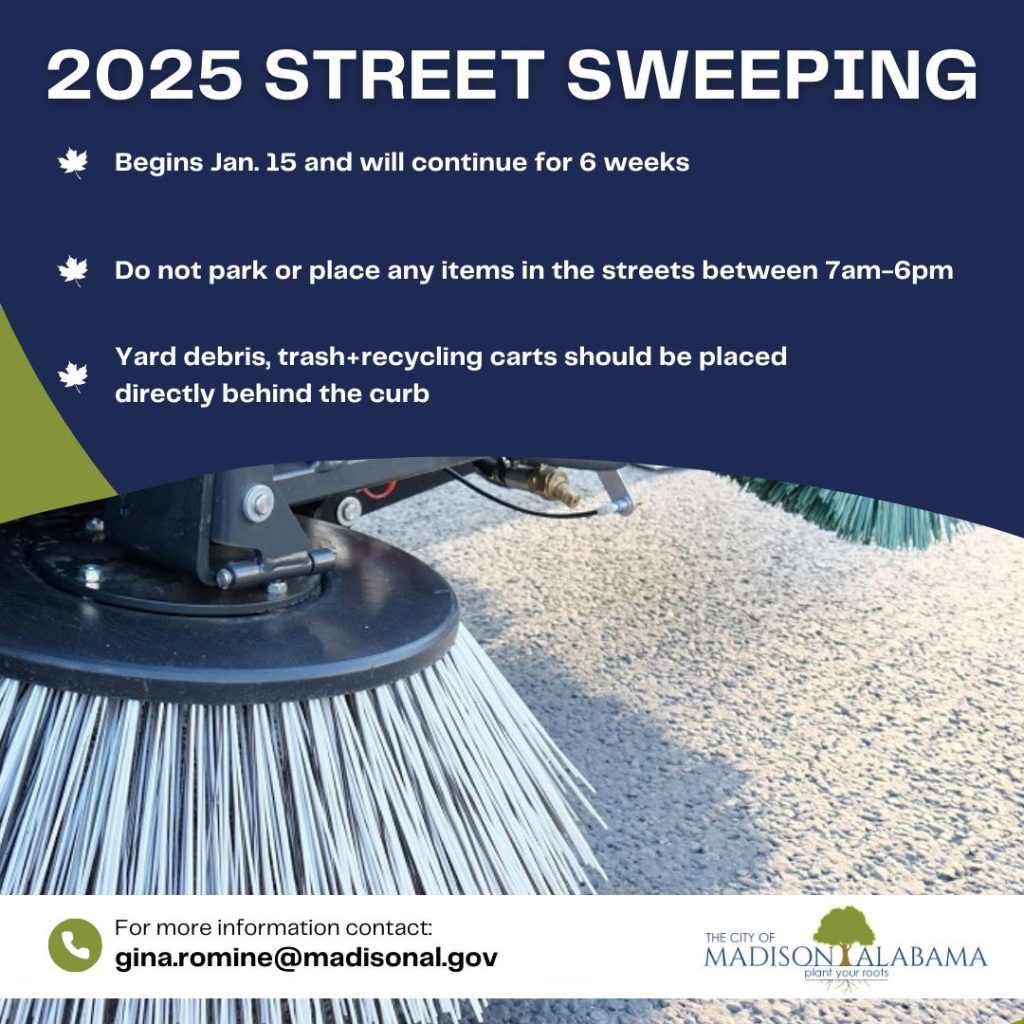 Madison begins annual street sweeping program - 256 Today