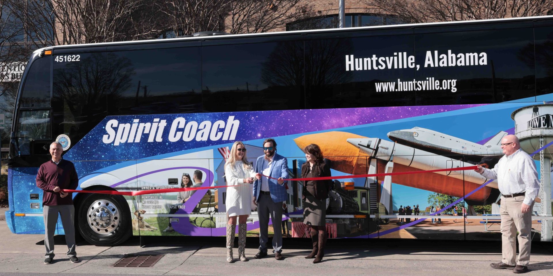 That's a wrap: Spirit Coach hits the road with iconic Huntsville images ...
