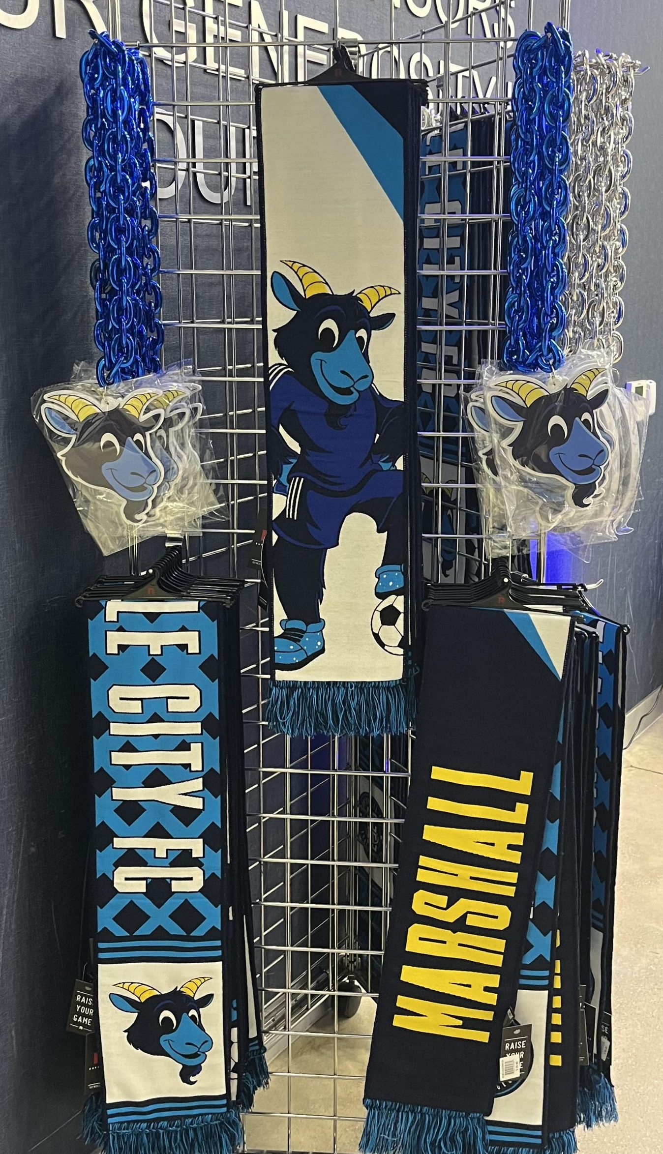 Huntsville City FC's mascot Marshall is the goat - 256 Today