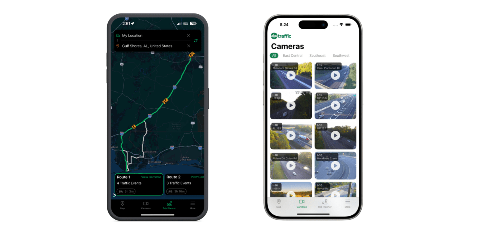 ALDOT updates traffic app and website with features for safer, more ...