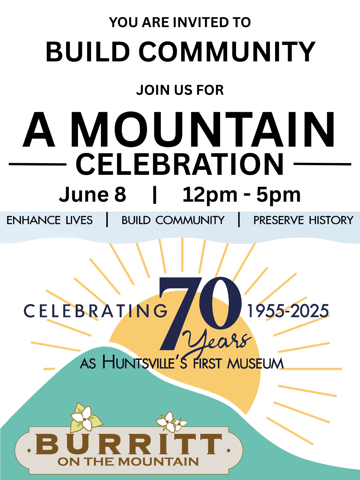 Celebrating 70 years of Burritt on the Mountain - 256 Today