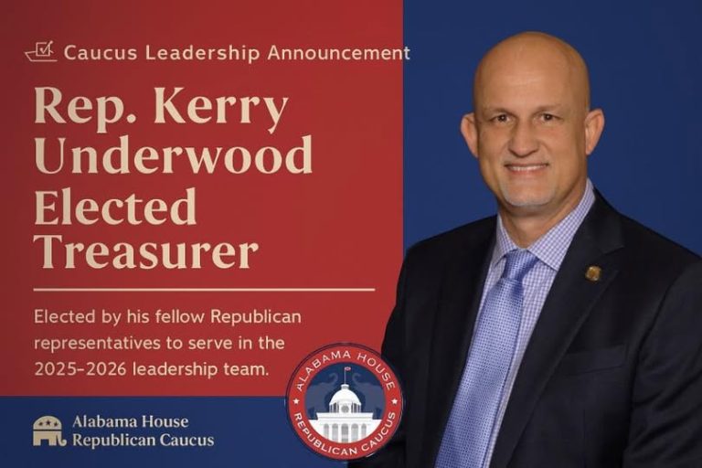 Tuscumbia's Rep. Underwood elected treasurer of Alabama House ...